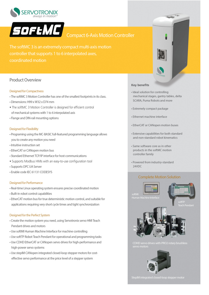 Servotronix - Soft MC - Futura Automation